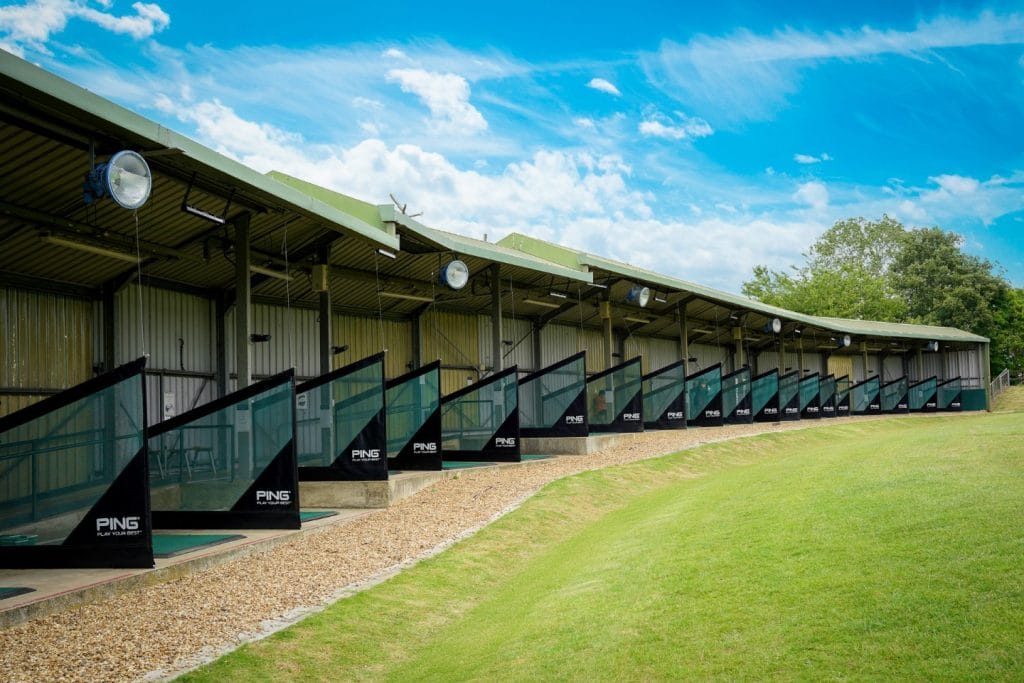 Driving Range in Milton Keynes | 22 Floodlit Bays | Abbey Hill Golf Centre